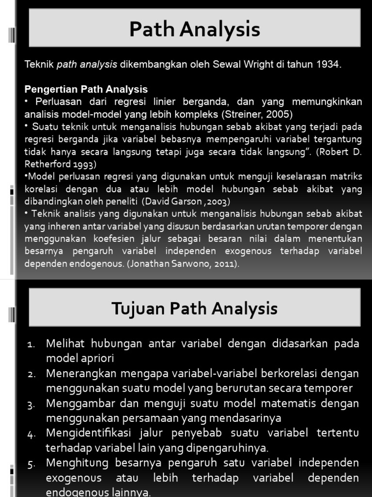 Path Analysis | PDF