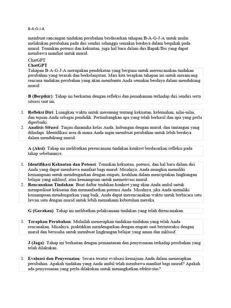 Tahapan Pembuatan Bagja | PDF | Karier & Perkembangan