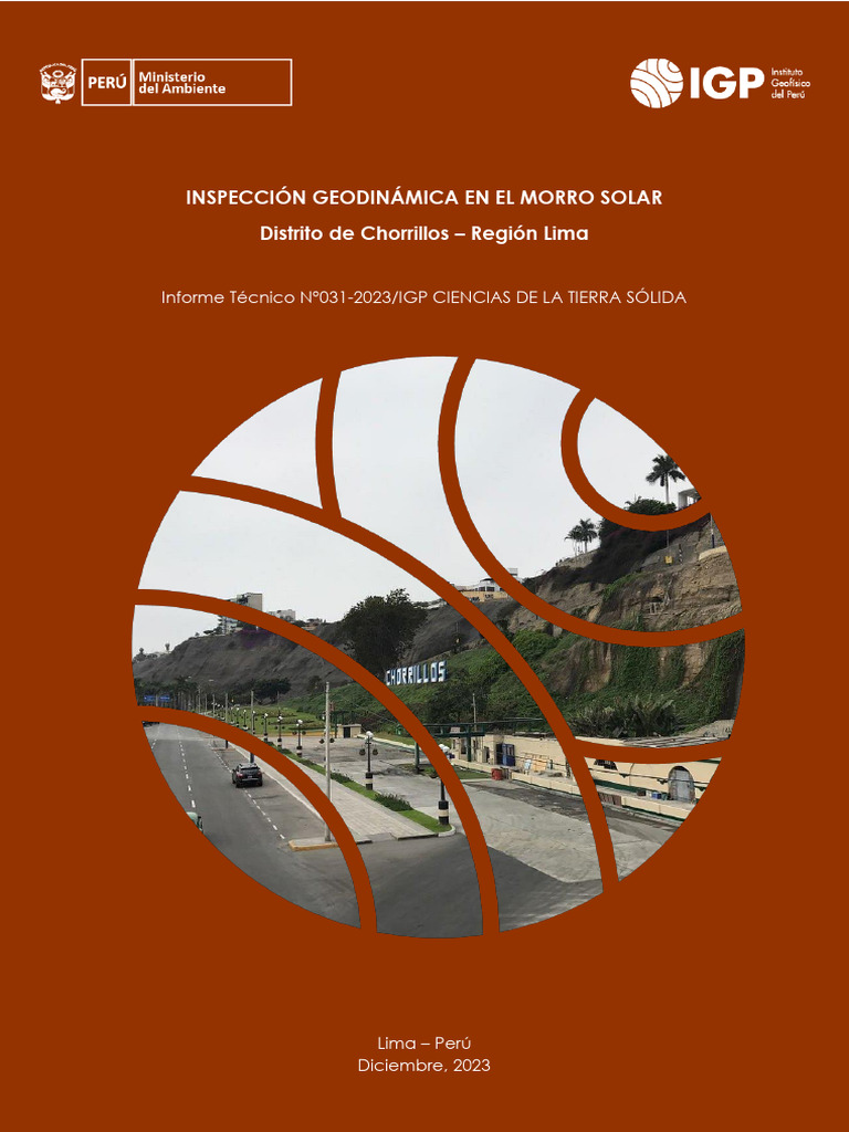 IGP 2023 Inspeccion Geodinamica Morro Solar | PDF | Roca clástica | Perú