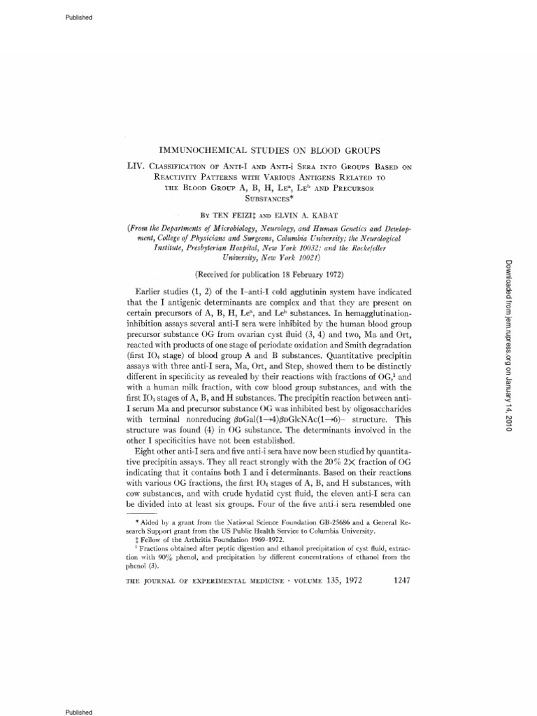 Blood Imp 4 | PDF | Antibody | Blood Type