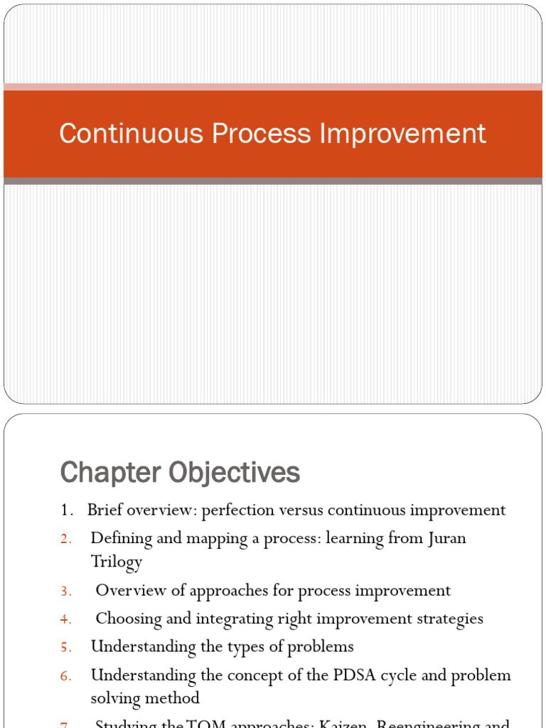 Continuous Process Improvement TQM (1) - 1 | PDF | Lean Manufacturing ...