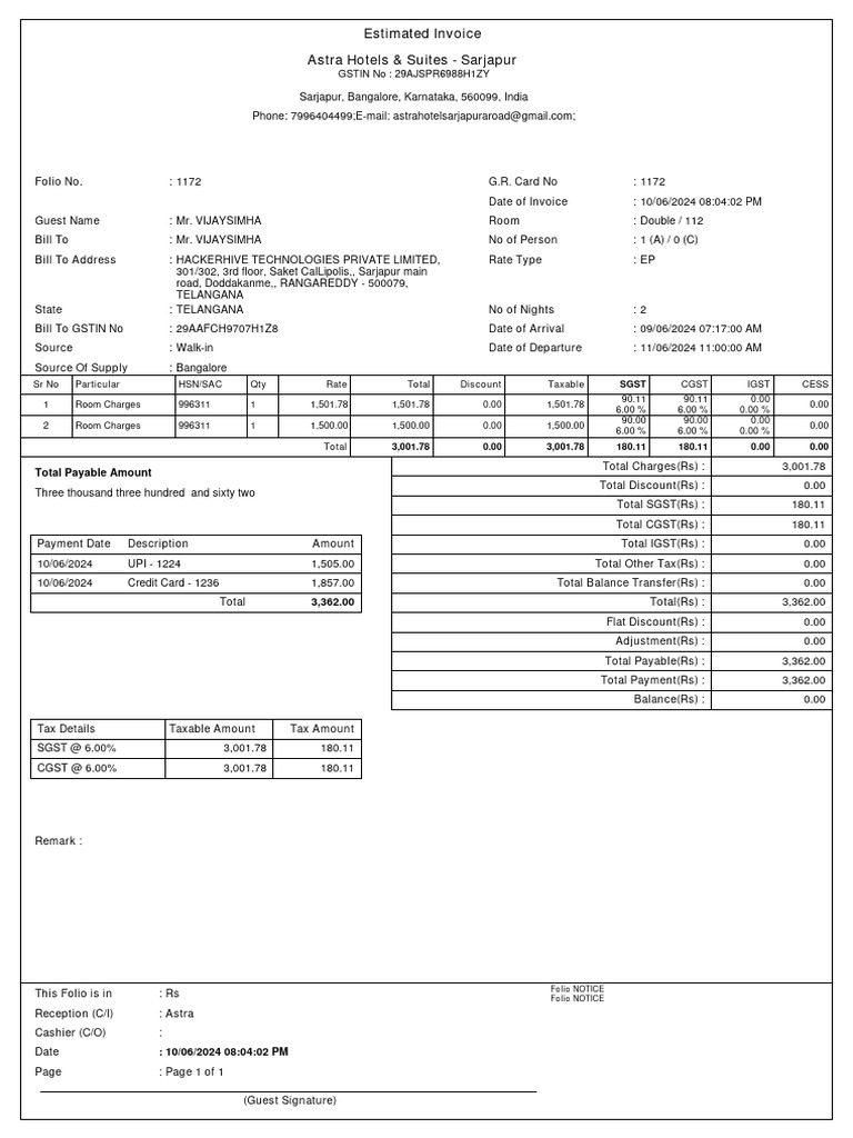 Folio Invoice 15 | PDF | Money | Public Finance