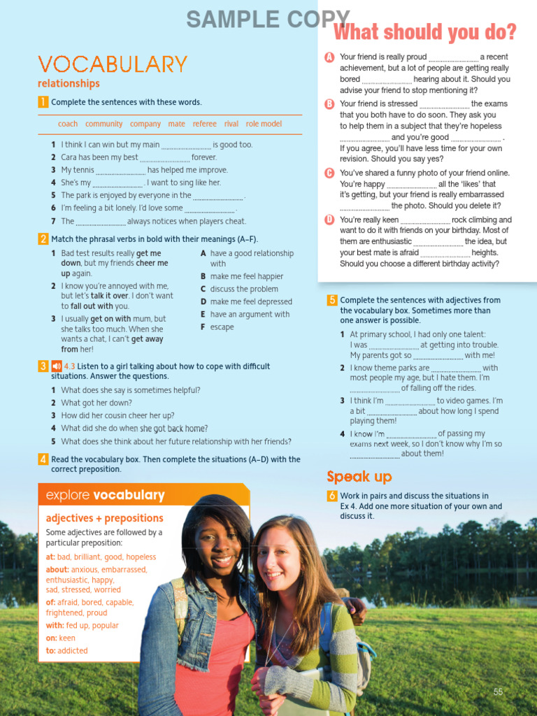 GXP - B1+ - U4 - Student - Book 55 | PDF | Syntax | Grammar