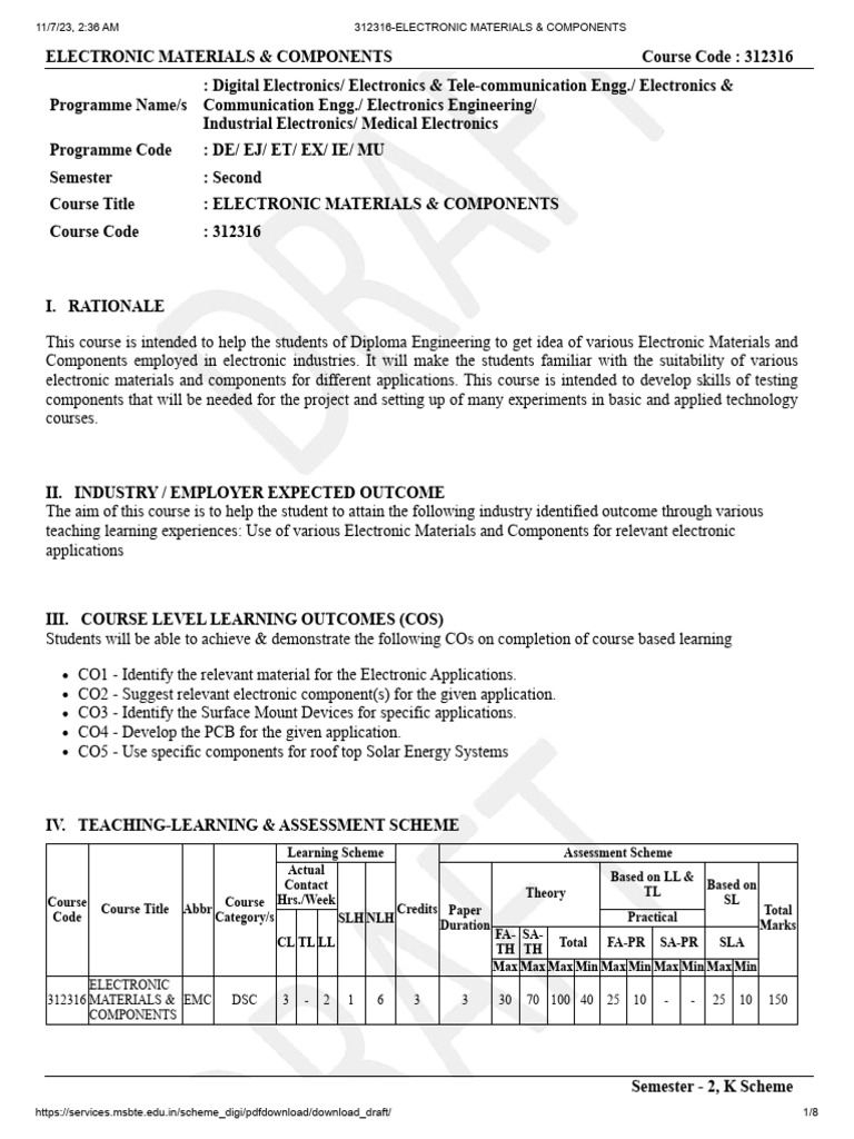 Electronic Materials Components | PDF | Printed Circuit Board | Magnetism