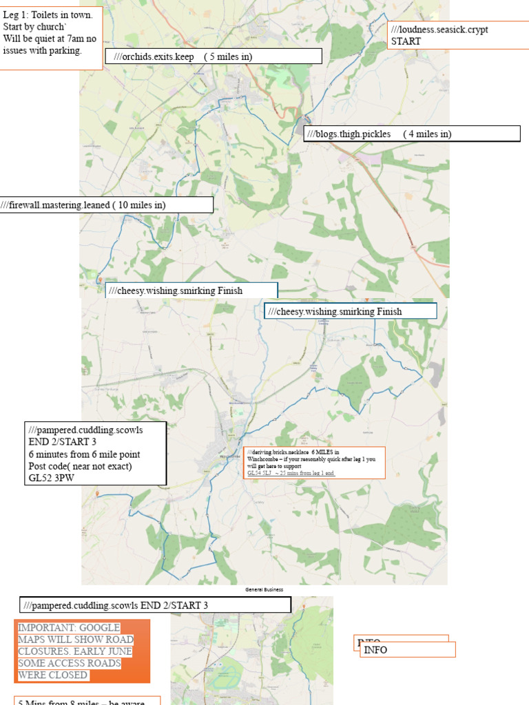 CWR All Legs and Finish | PDF