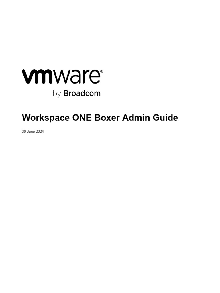Workspace One Boxer Admin Guide | PDF | Ios | Mobile App