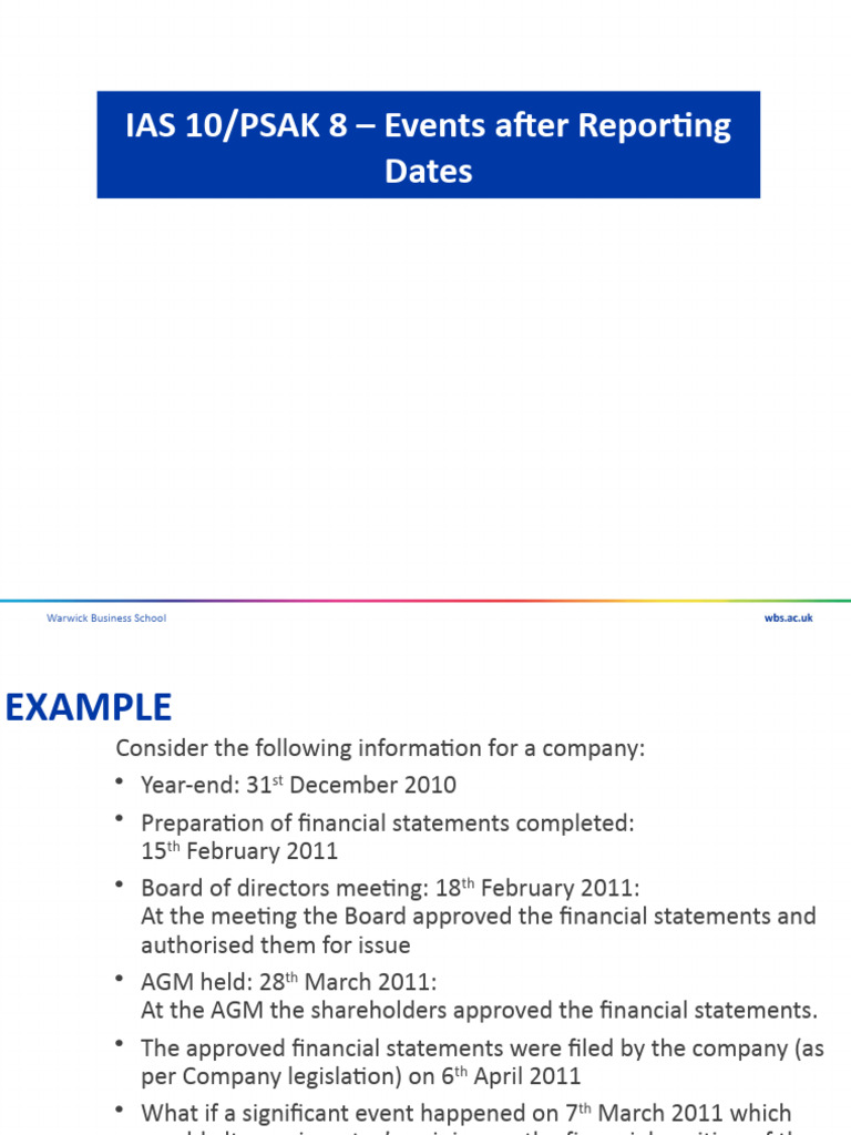 PSAK 8 Events After Reporting Dates - SFA | PDF | Balance Sheet | Dividend