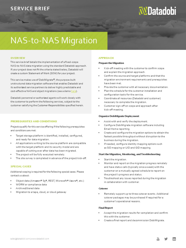 NAS To NAS - Migration | PDF | Cloud Computing | Computing