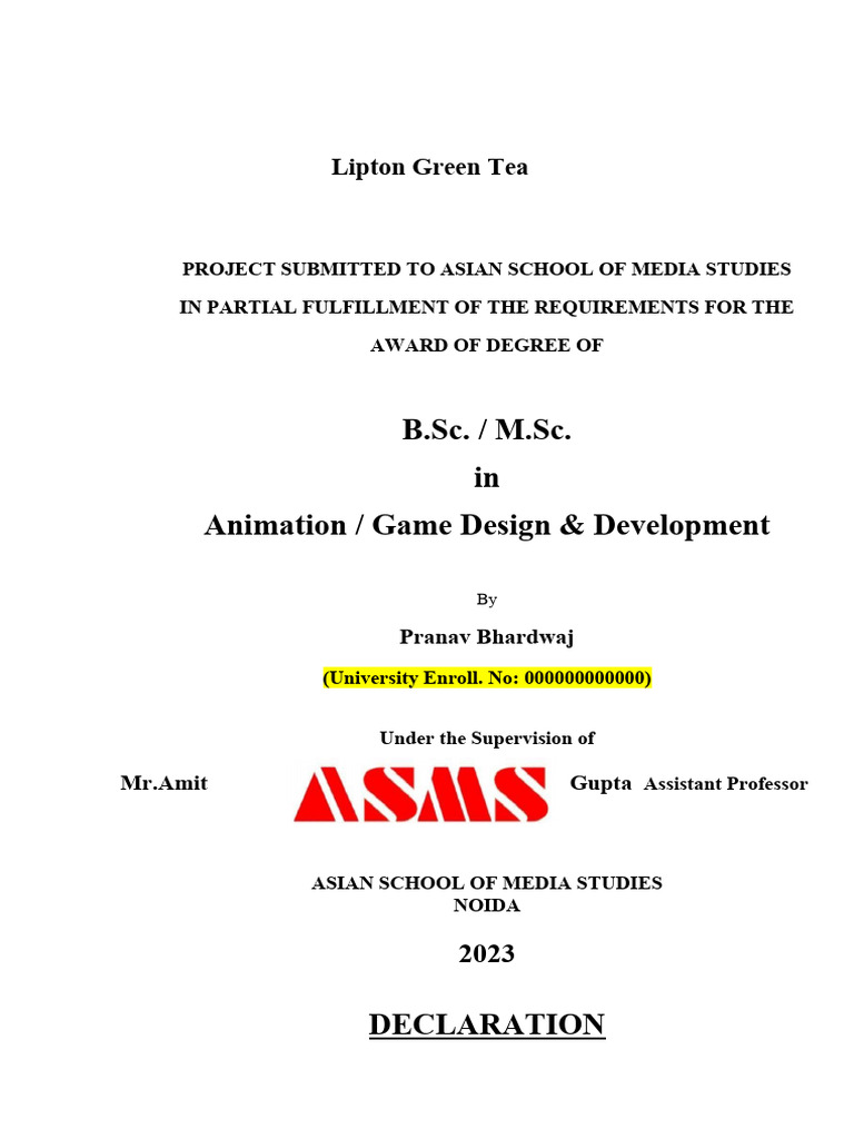 Lipton Green Tea Project Overview | PDF | Tea | Corporate Social ...