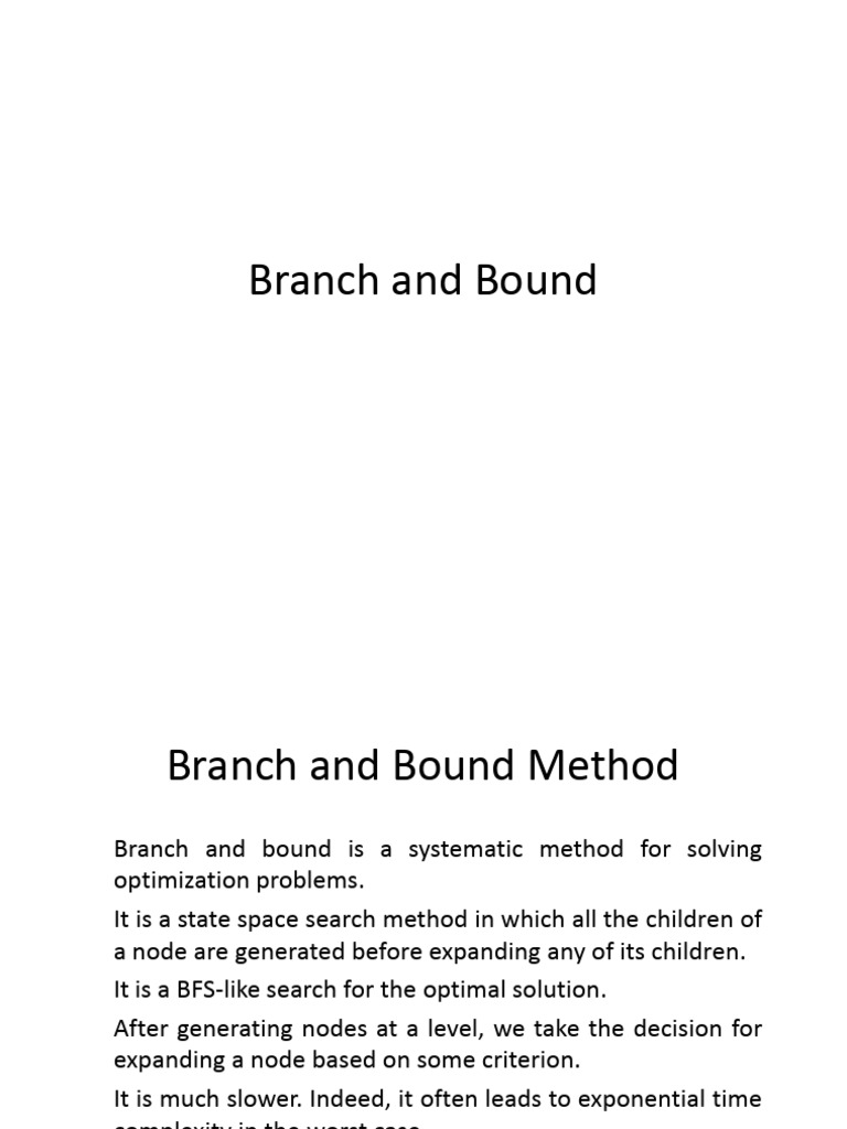 TSP Branch and Bound | Download Free PDF | Computational Science | Computer Programming