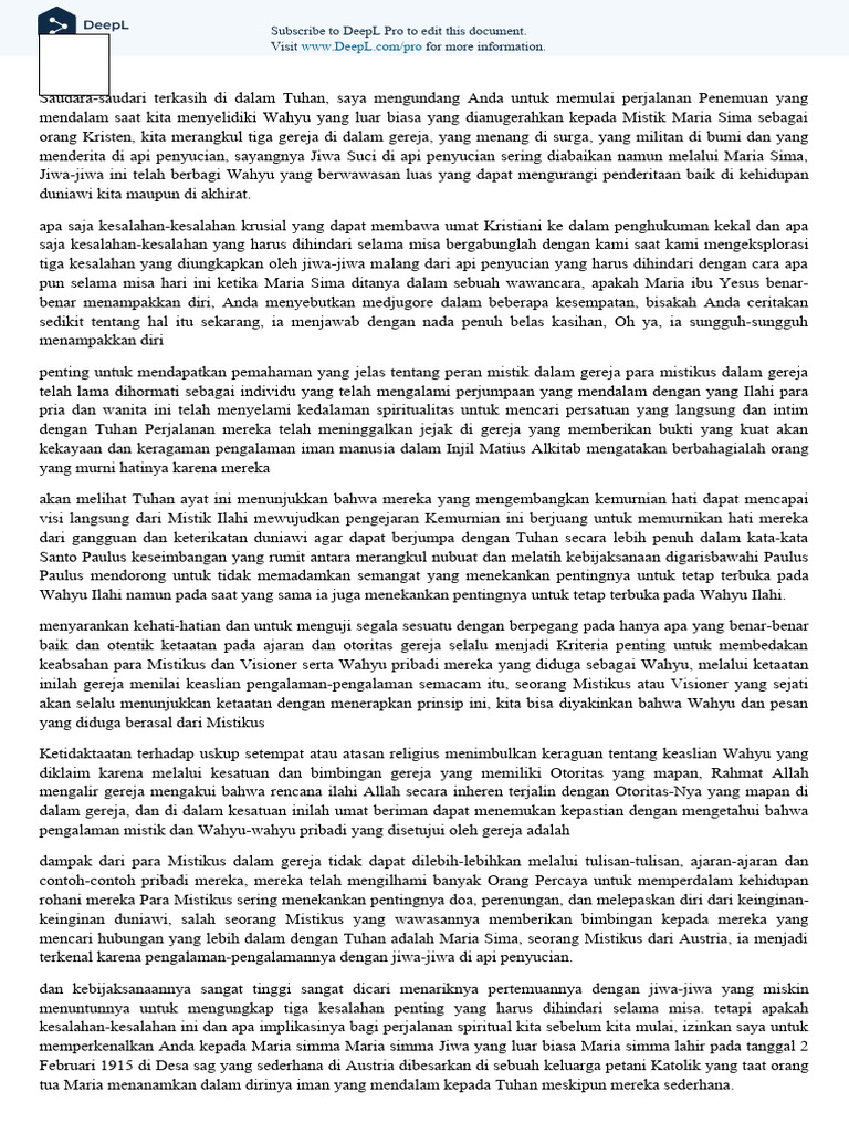 Maria Simma Id | PDF | Filsafat | Pengembangan Diri