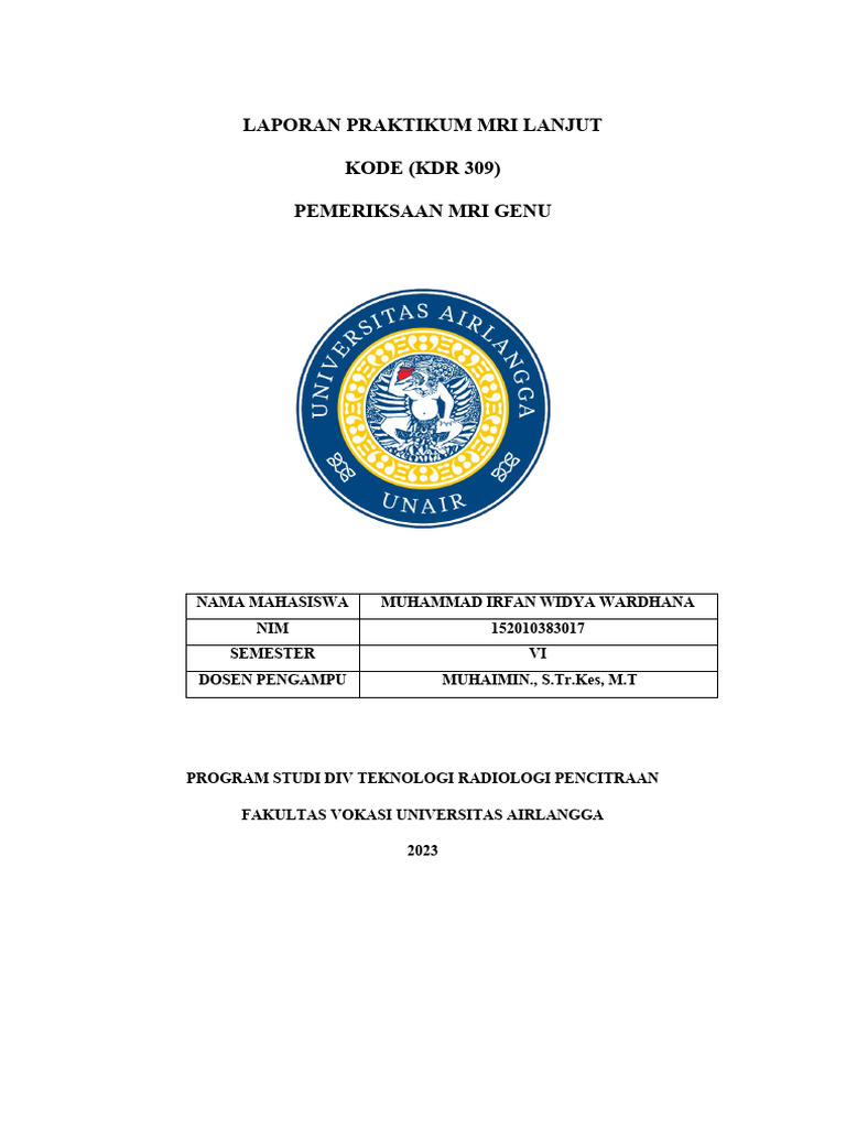 Mri Genu Irpan | PDF