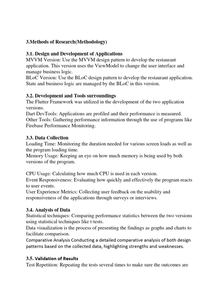 Methodology | PDF | Usability | Methodology