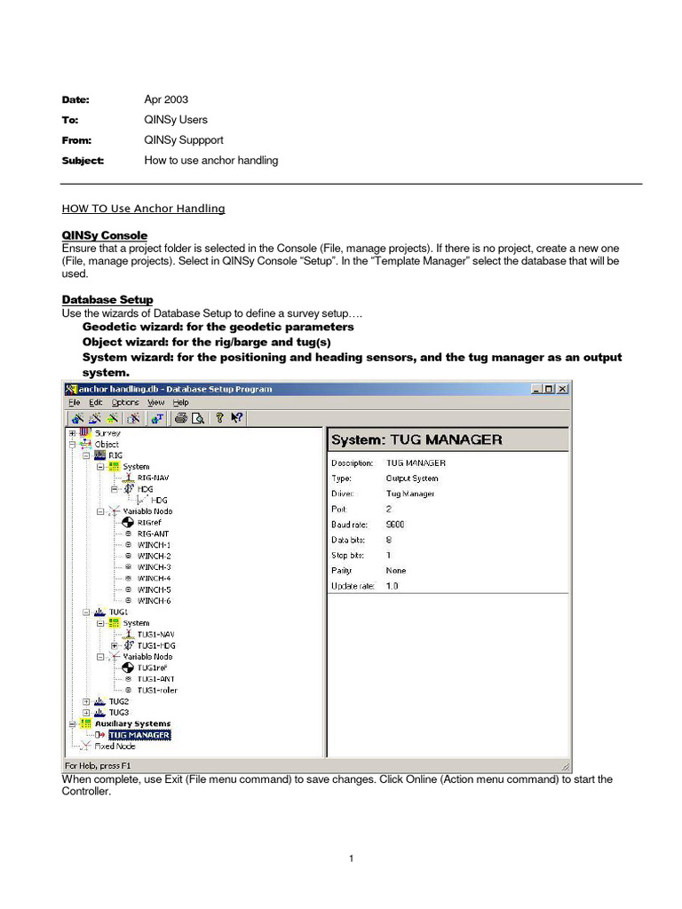 Howto Use Anchor Handling | PDF | Menu (Computing) | Computer File