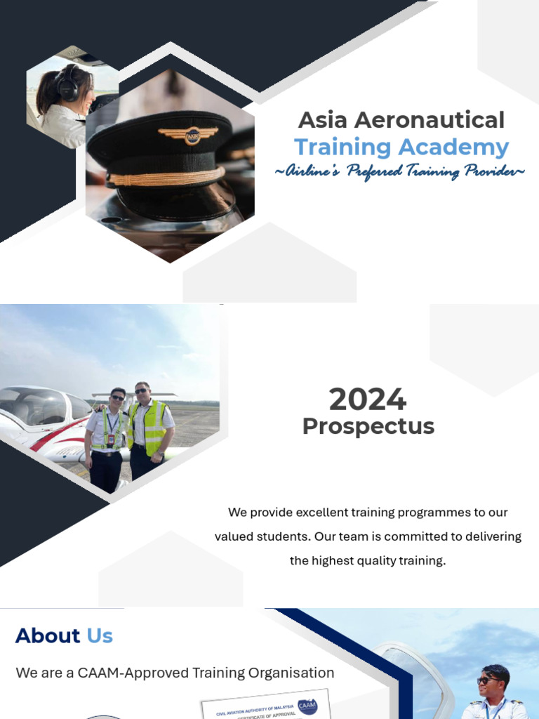 AATA 2024 Pilot Training Prospectus | PDF | Aviation