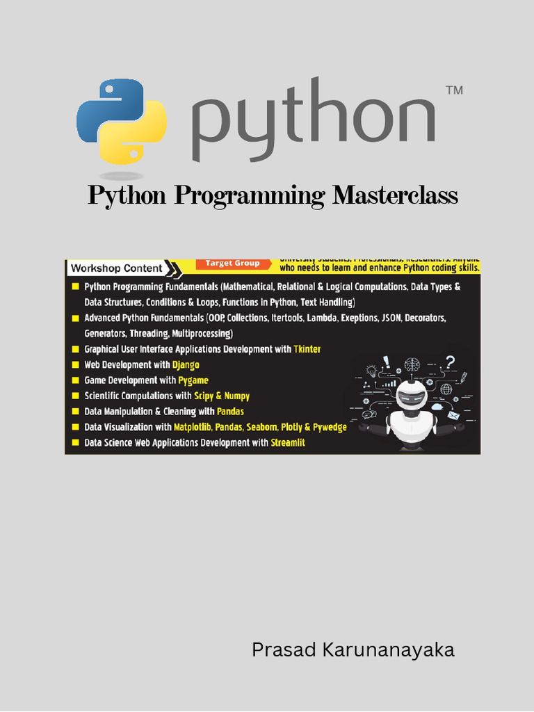 Python Basic To Medium Level Book NO 1 Data Science 1683351431 | PDF ... Python Basic To Medium Level Book NO 1 Data Science 1683351431 | PDF ...