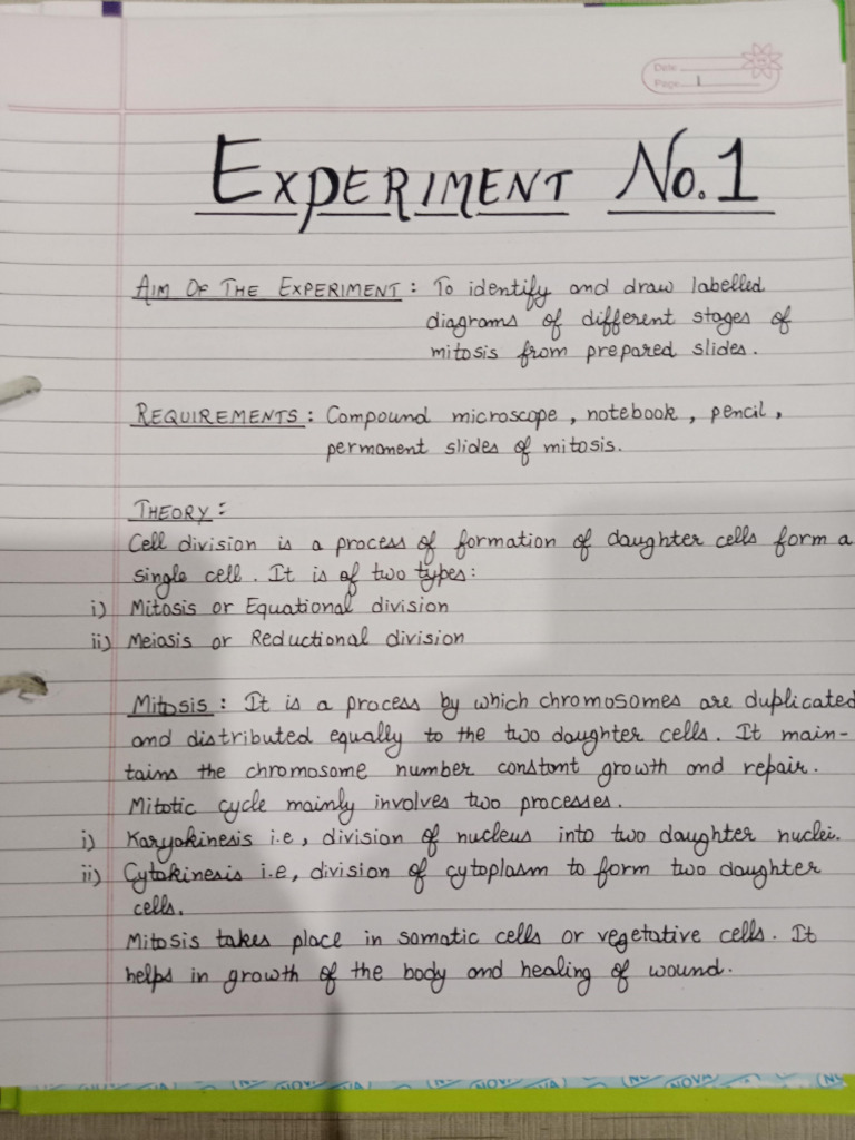 Biology Lab Manual | PDF | Mitosis | Cell Cycle