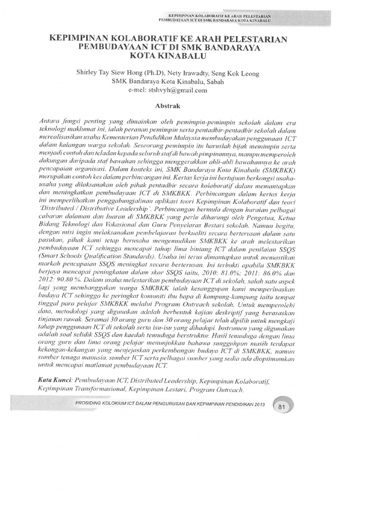 Kepimpinan Kolaboratif IAB | PDF