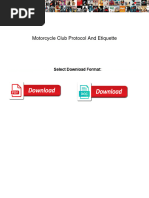 Motorcycle Club Biker Ranks and Titles Guide | PDF | Committee ...