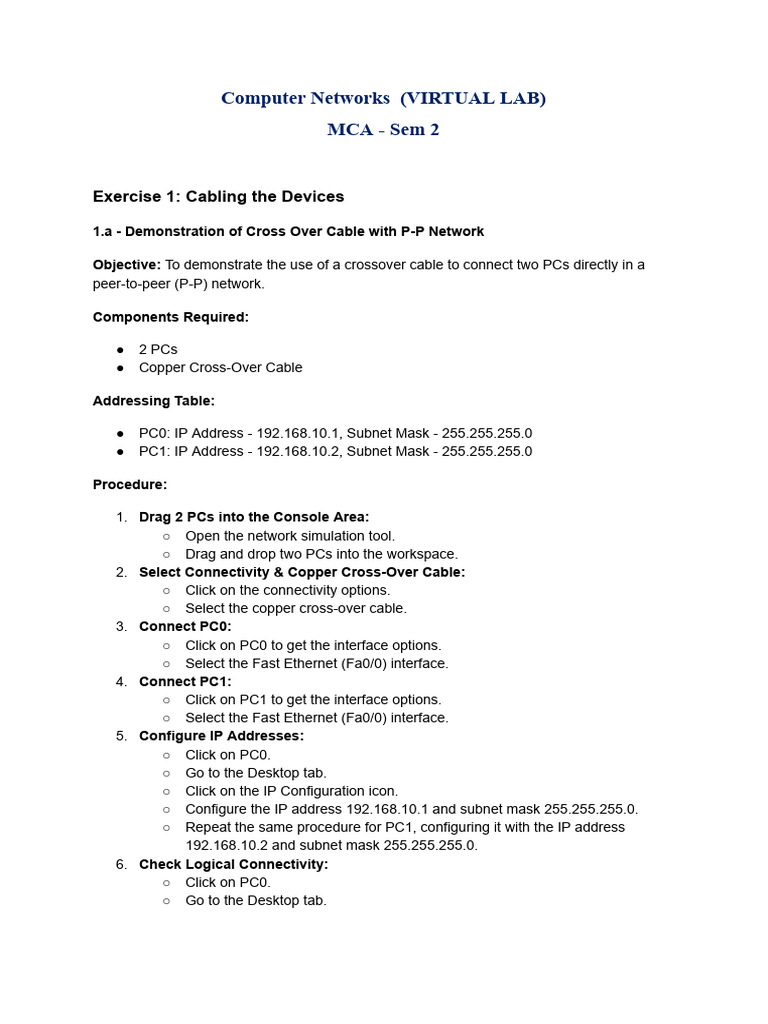 SRM - Lab Manual - Computer Networks | PDF | Ip Address | Routing