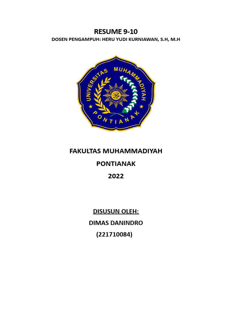 Resume Dimas Danindro | PDF