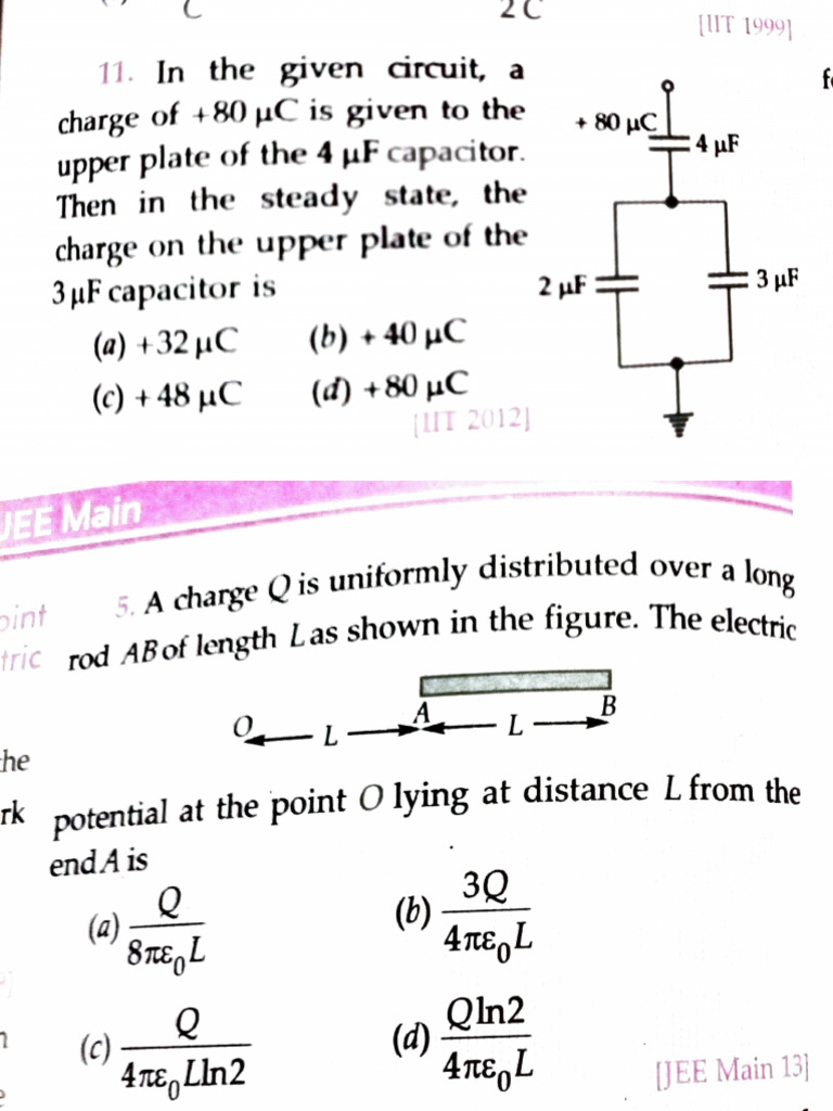 Numericals On Capacitance 01 | PDF | Applied And Interdisciplinary ...