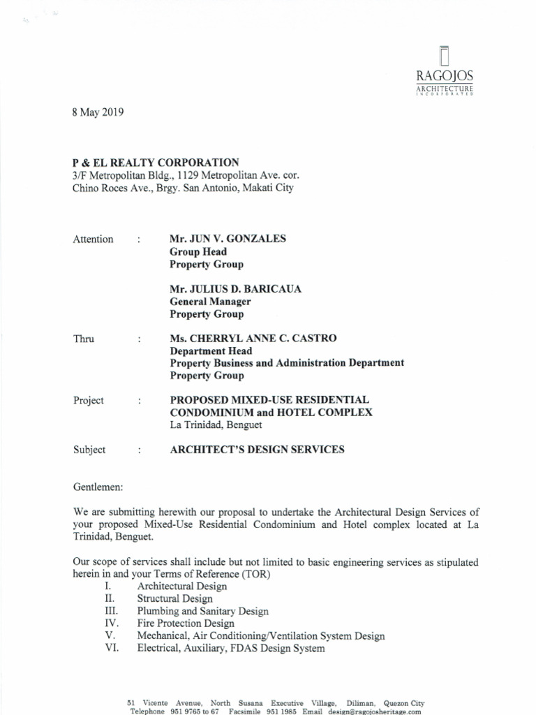 Signed Proposal - Ambiong06072019 | PDF