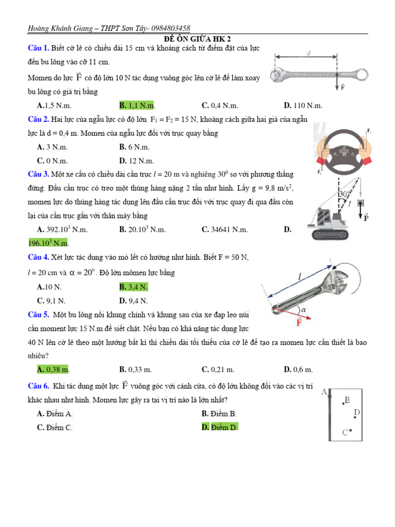 ĐỀ-ÔN-GIỮA-HK-2 | PDF