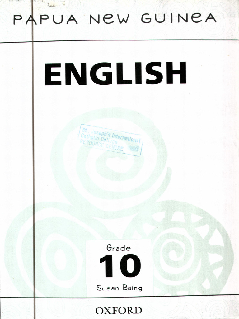 Outcomes Edition For PNG Engish 10 | PDF | Narrative | Mass Media