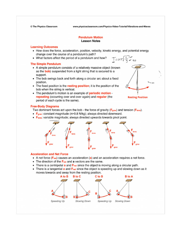 Physics Notes - Class 2-26-05 | PDF Physics Notes - Class 2-26-05 | PDF