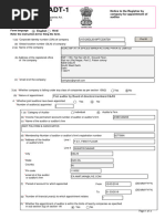 GST Audit Notice - Form ADT-01 | PDF