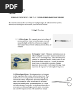 Operating Room Instruments | PDF