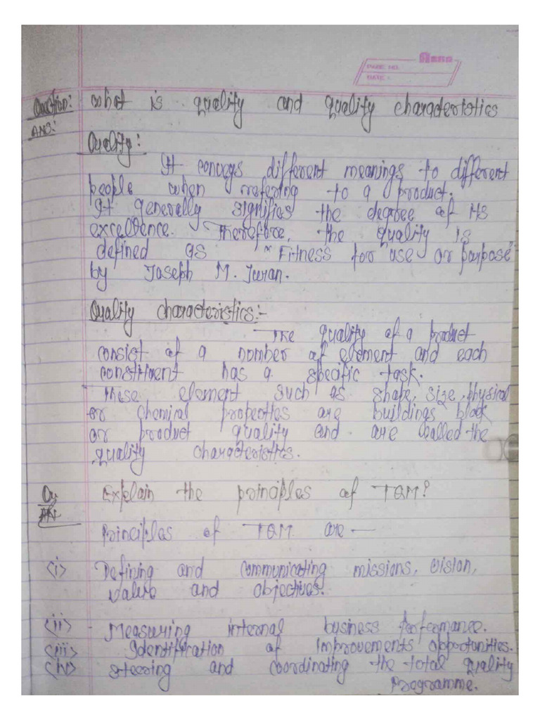 Quality Management Assignment.!! | PDF