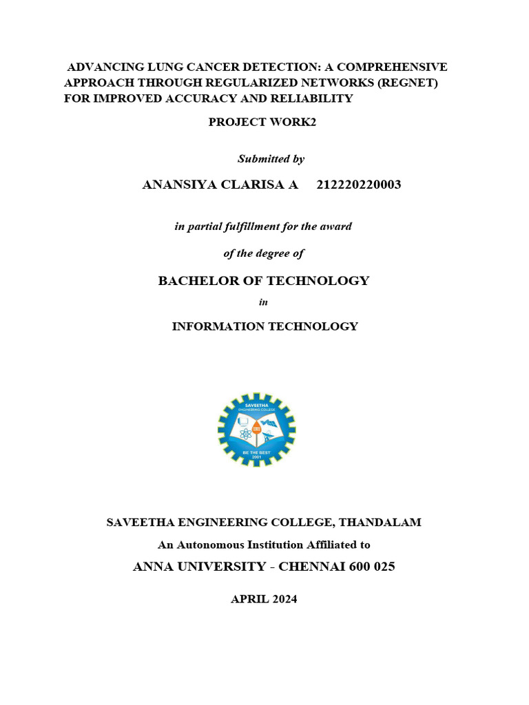 ANANS Review2 | PDF | Ct Scan | Deep Learning