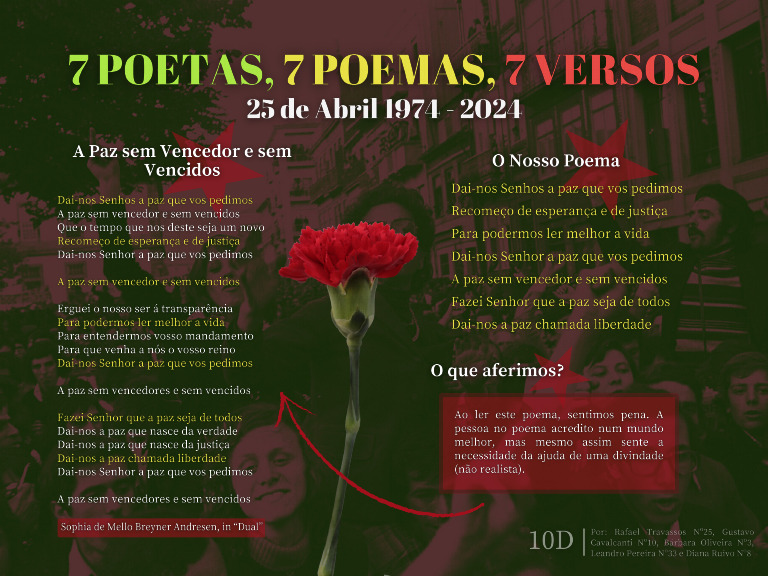 7 Poetas, 7 Poemas, 7 Versos | PDF
