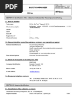 Bromotrifluoromethane Safety Data Sheet | PDF | Gases | Chemistry
