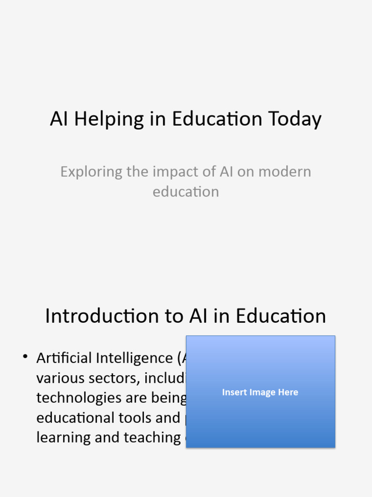 Enhanced Ai In Education Presentation Pdf Artificial Intelligence