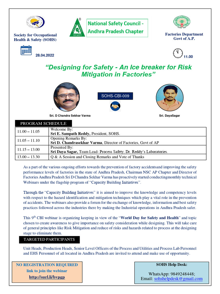 CBI 9 - Designing For Safety - An Icebraker For Risk Mitigation in ...