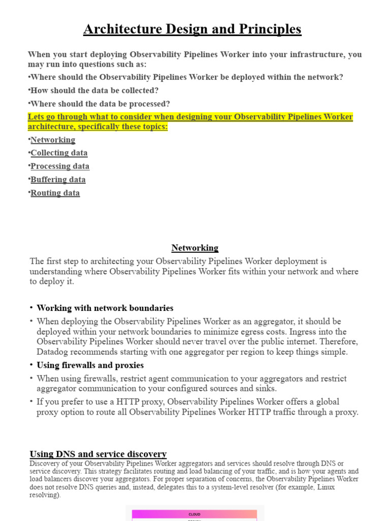 Architecture Design and Principles | PDF | Domain Name System | Load Balancing (Computing)