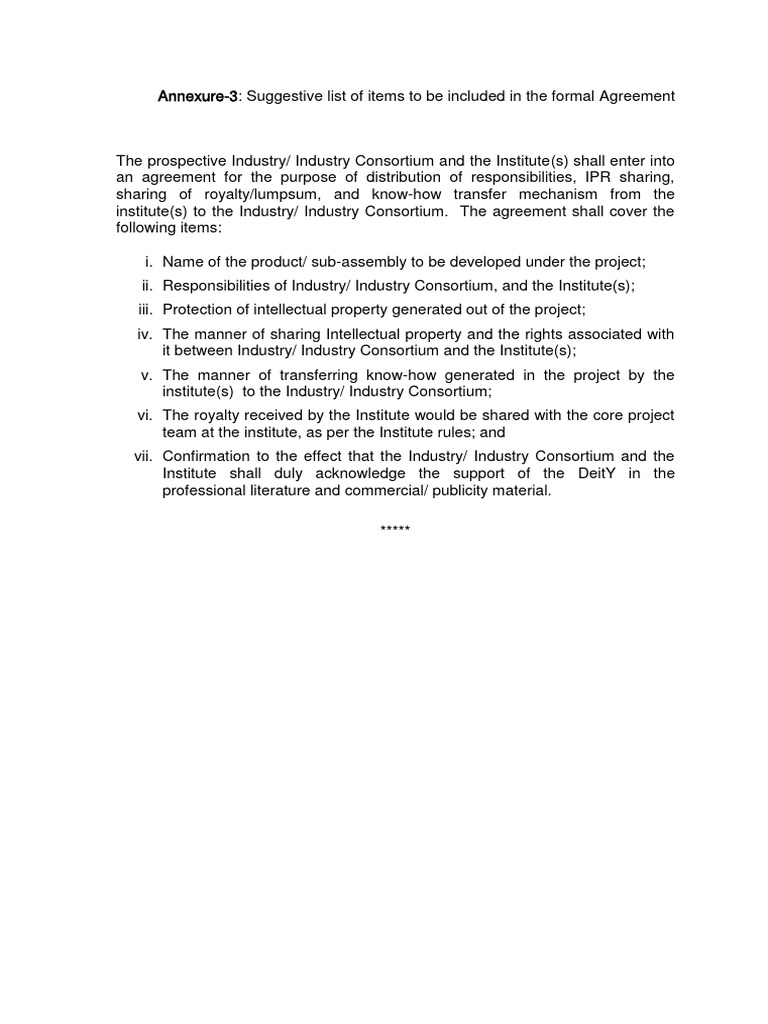 IPR Royalty Agreement | PDF