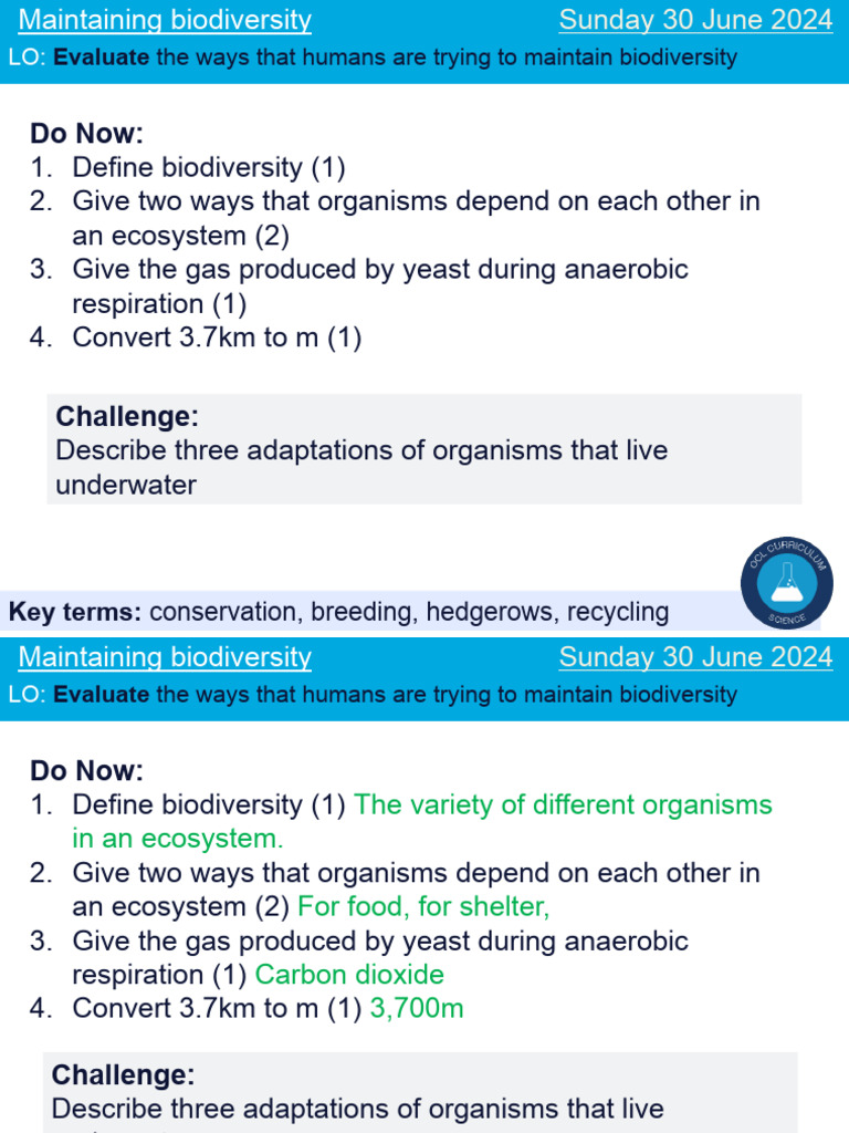 Evaluating Human Efforts in Biodiversity | PDF | Biodiversity ...
