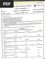 ACT II-Math Level 1-Model Exam (1) - 1 | PDF | Mathematics | Geometry