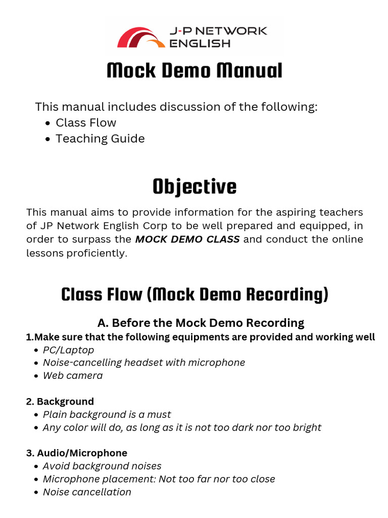 Mock Demo Manual | PDF | Question | Human Communication