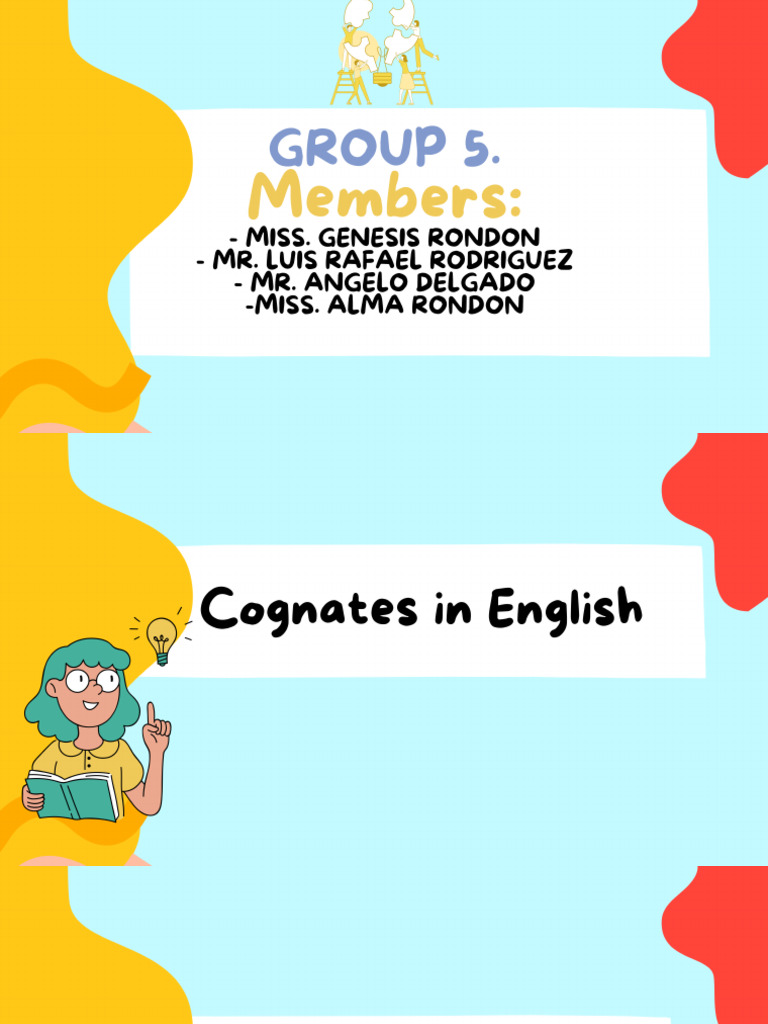 Group 5 Cognates | PDF