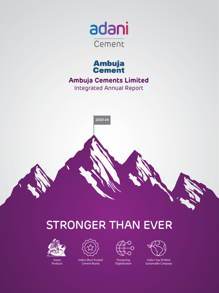 Ambuja Cements | PDF | Business | Economies