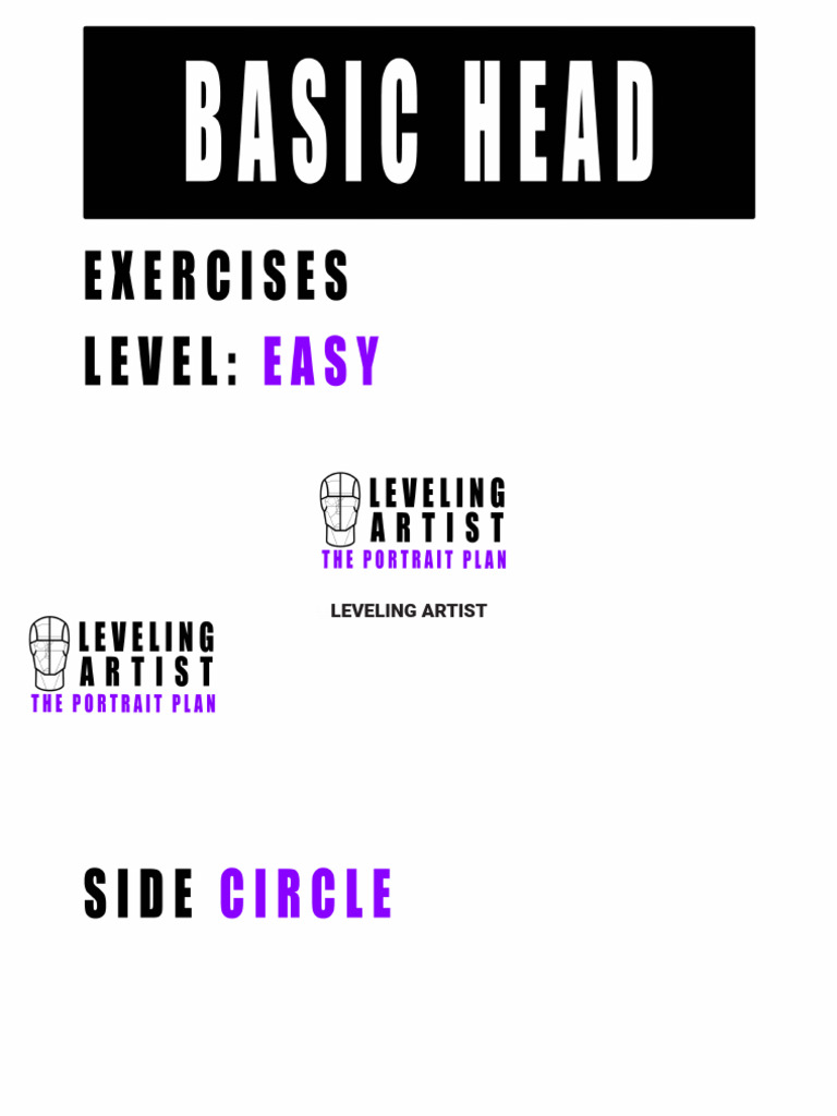 Practice Sheet. Leveling Artist-Portrait Plan Program | PDF