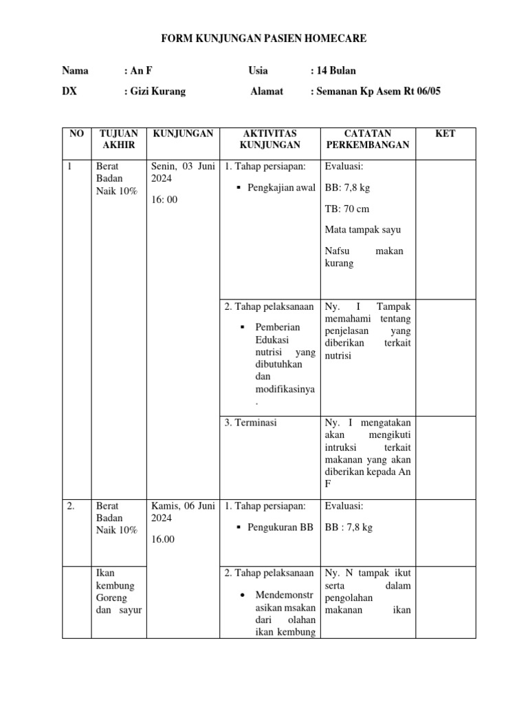 Laporan Kunjungan | PDF