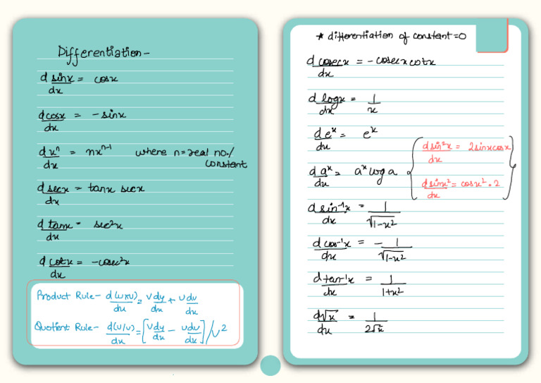 Differentiation Pdf