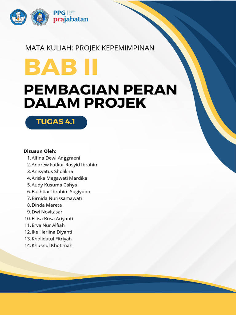 Tugas 4.1 Pembagian Peran Dalam Projek (Baru) | PDF Tugas 4.1 Pembagian Peran Dalam Projek (Baru) | PDF