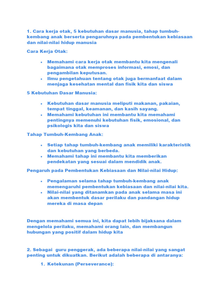 Eksplorasi Konsep | PDF | Kesehatan Holistik